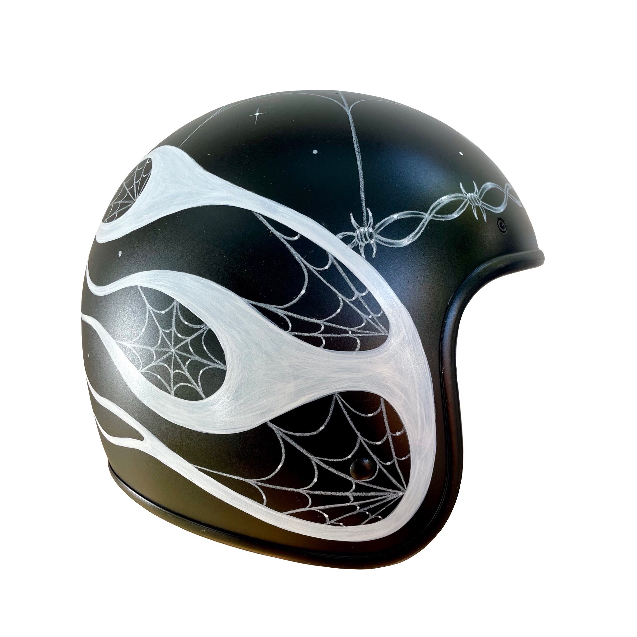 Nice Try Motorcycle Helmet – Mia Dungeon