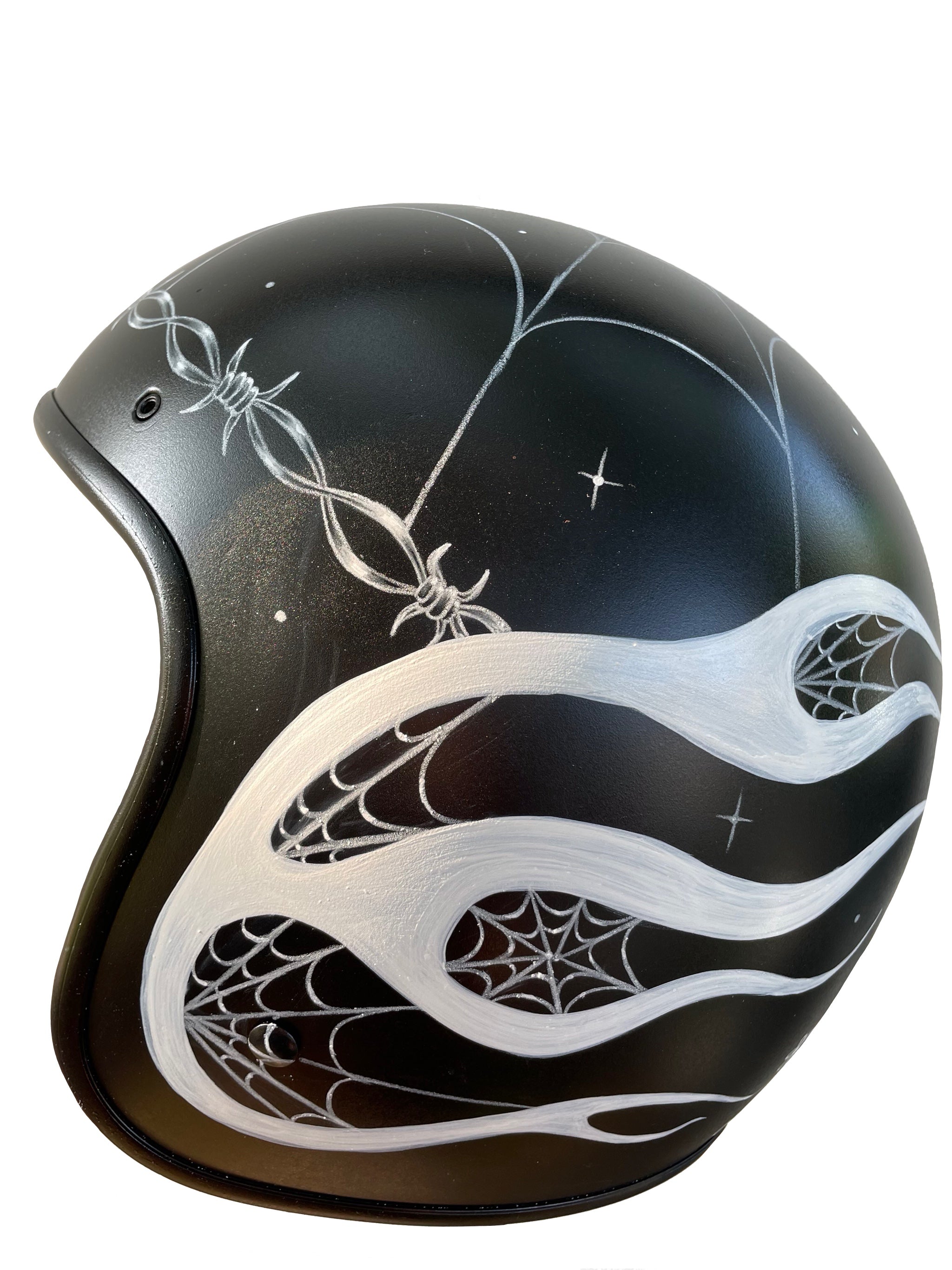 Nice Try Motorcycle Helmet – Mia Dungeon